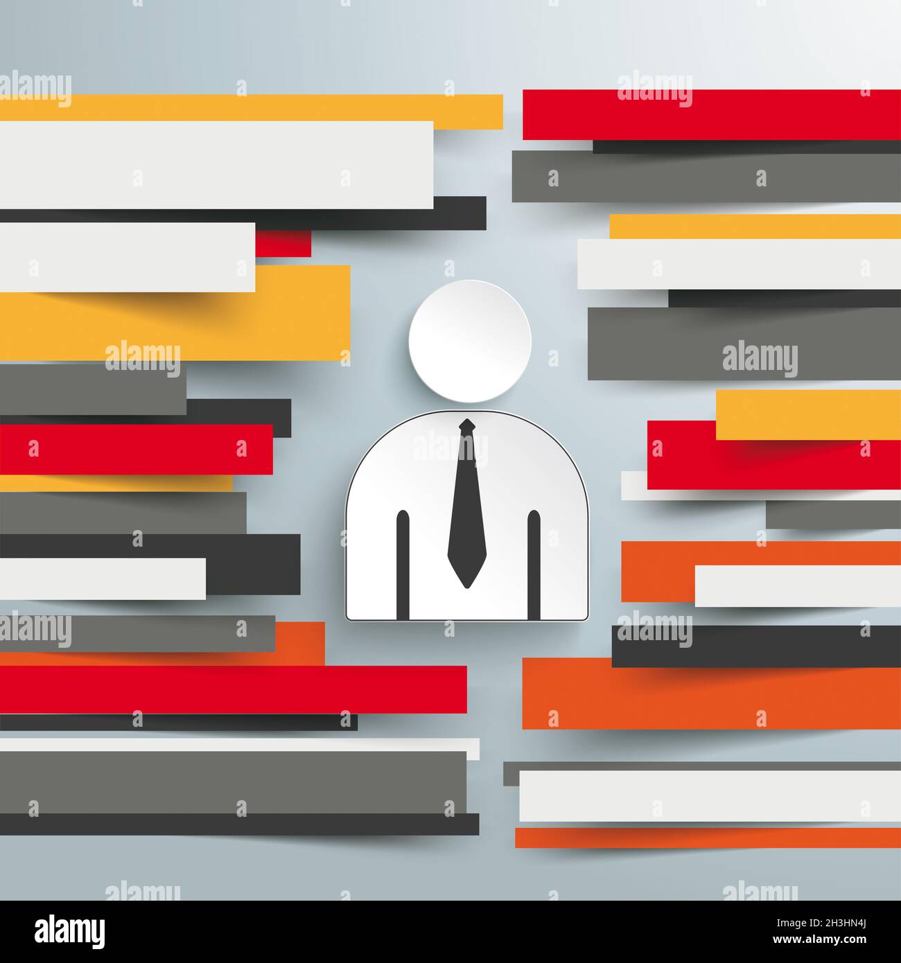 Todo List Businessman Paper Lines Stock Photo - Alamy