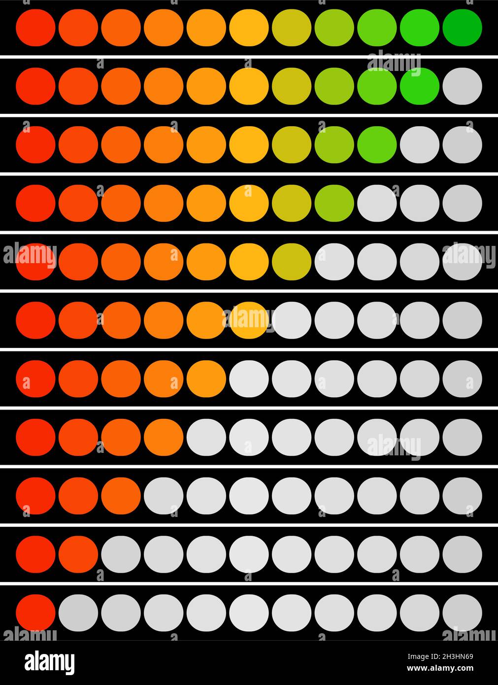 Progress, loading bars. Steps, phases, downloading loader bars - stock ...