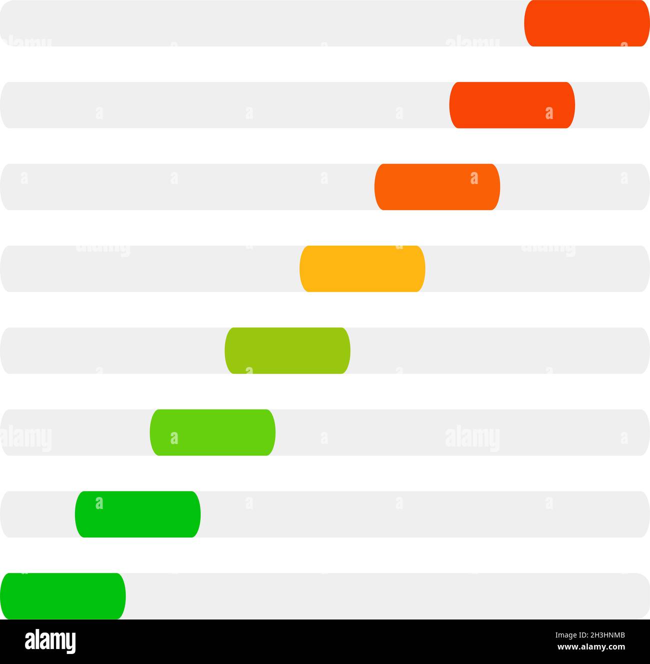 Progress, loading bars. Steps, phases, downloading loader bars - stock ...