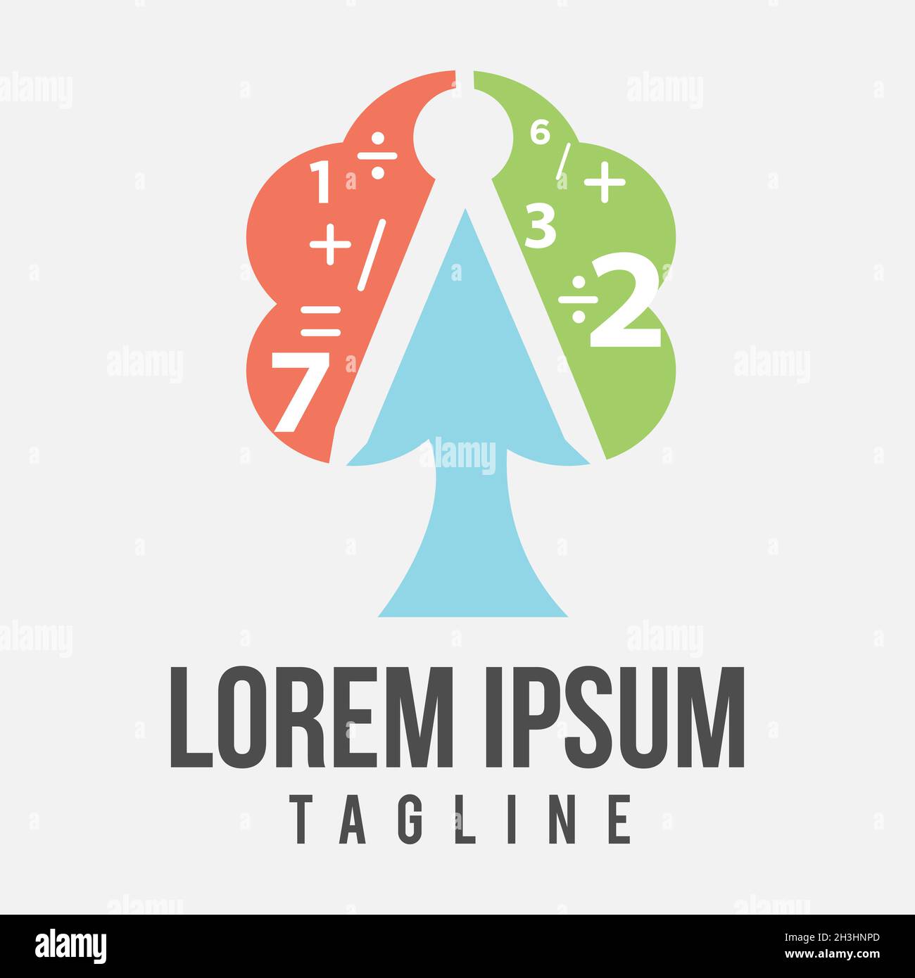 Mathematics logo vector hi-res stock photography and images - Alamy