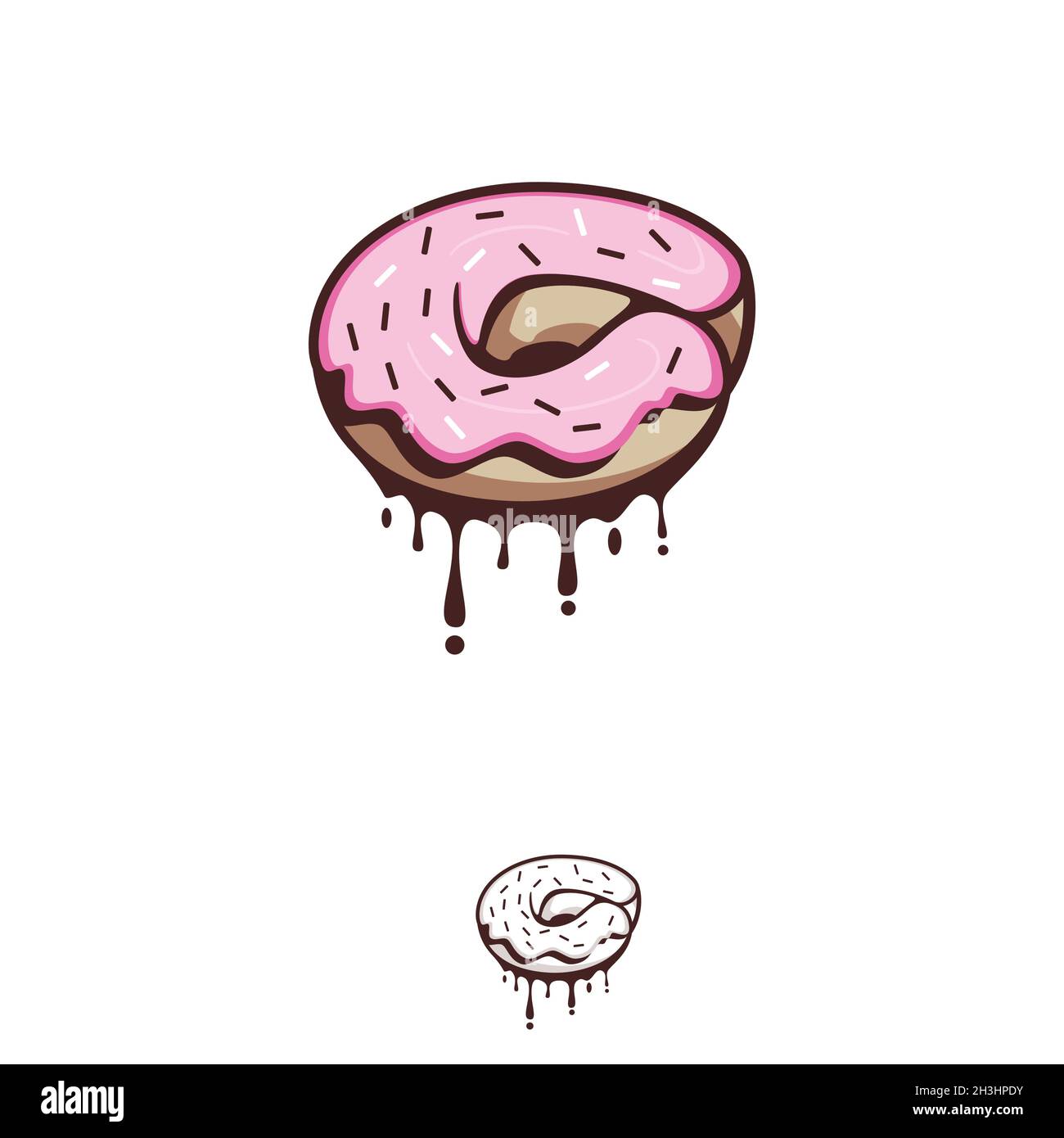 Letter donut font doughnut alphabet hi-res stock photography and images ...