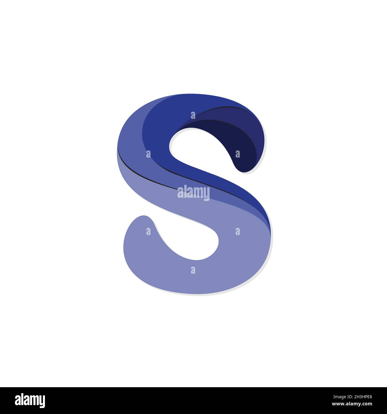 Colorful design letter S vector image for element design. Vector ...