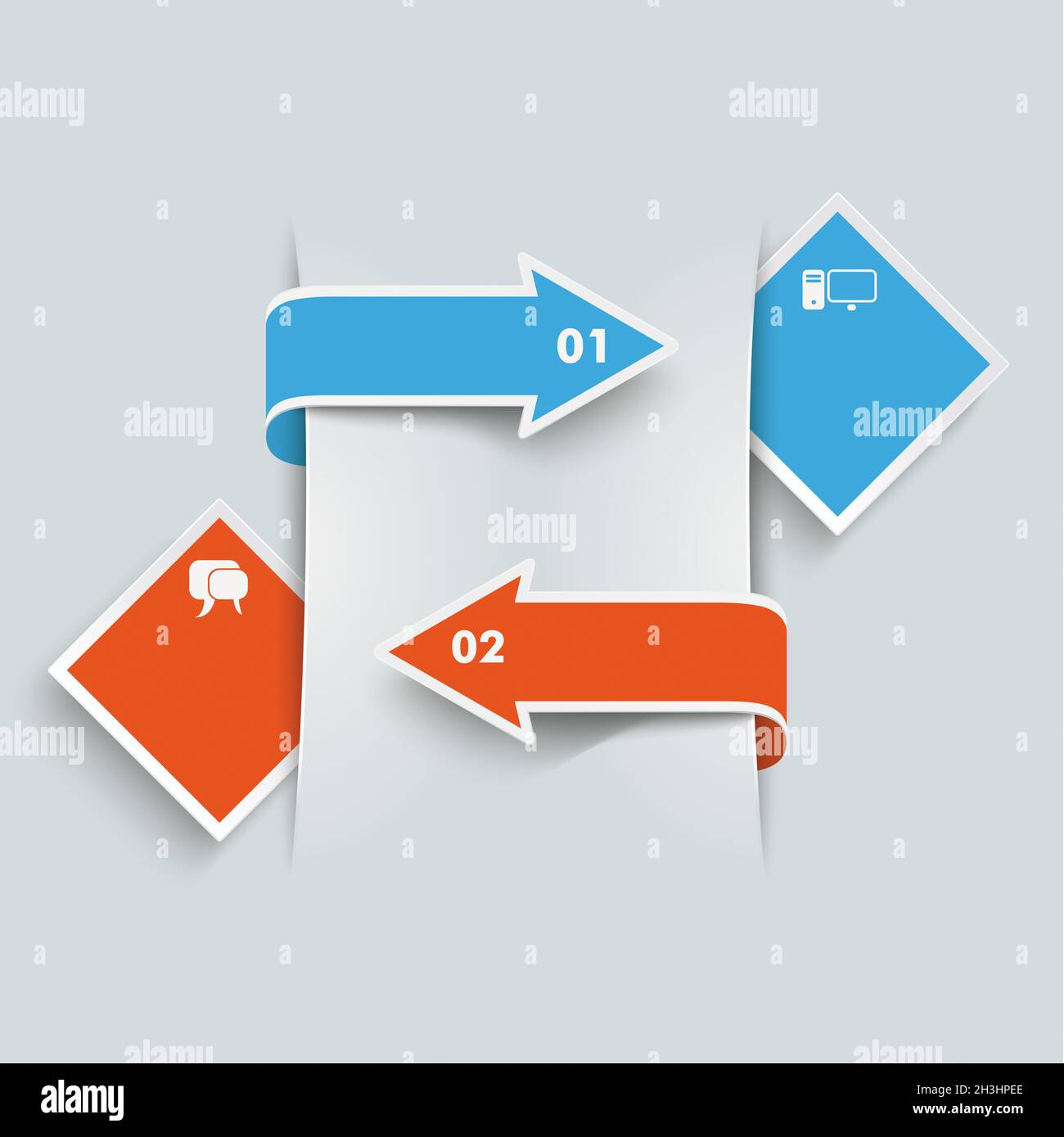 Speech bubble and arrows hi-res stock photography and images - Alamy