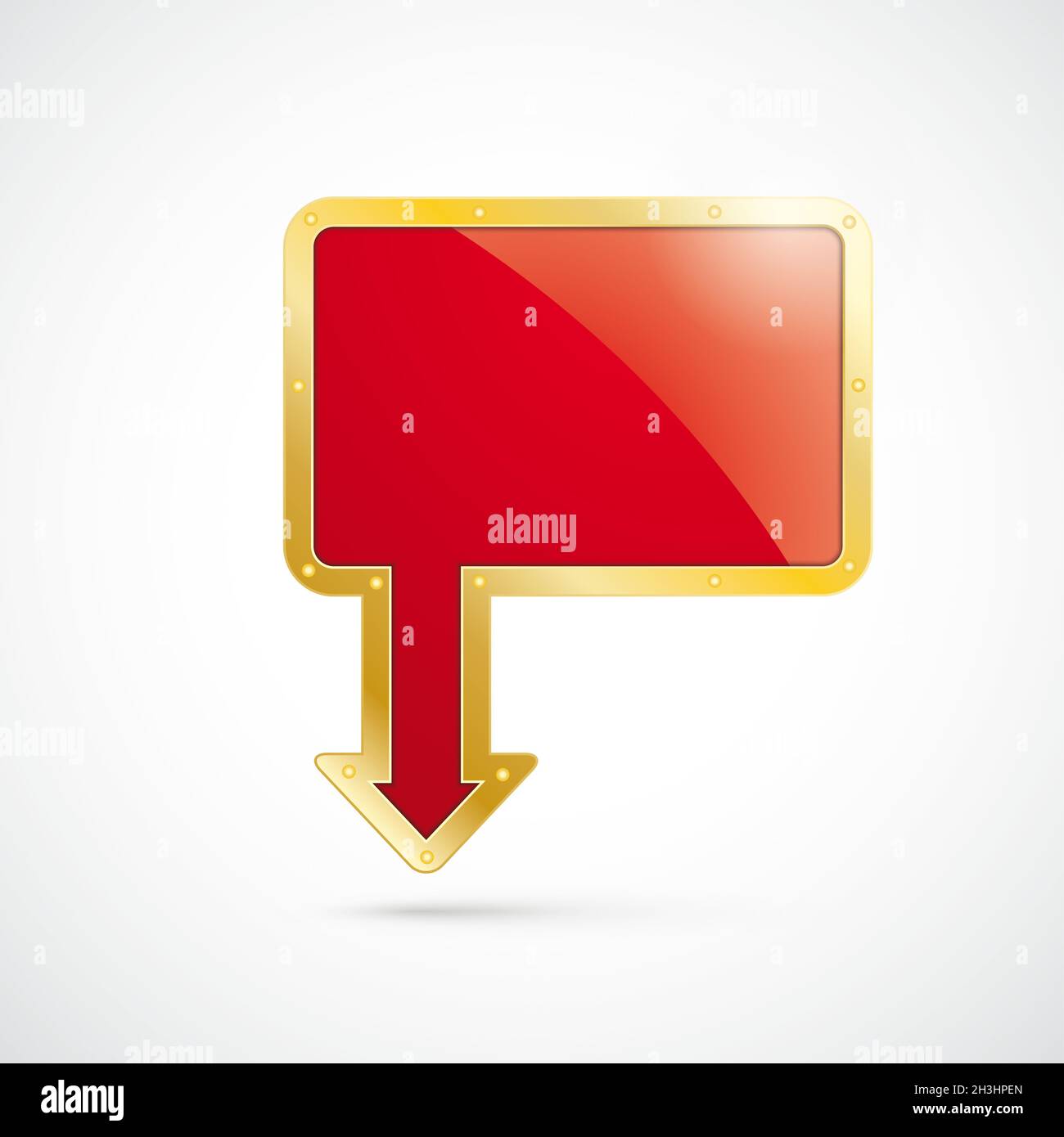 Rectangle and arrow hi-res stock photography and images - Alamy