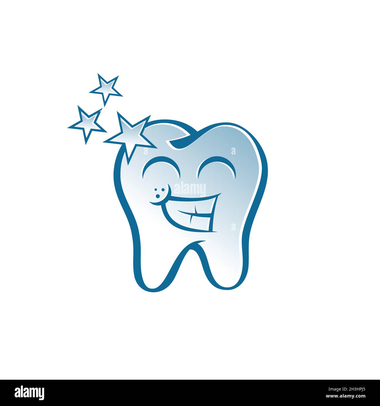 Smiling tooth dental vector cartoon hi-res stock photography and images ...