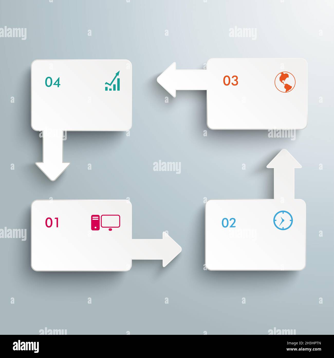 Vector cycle arrows set hi-res stock photography and images - Alamy