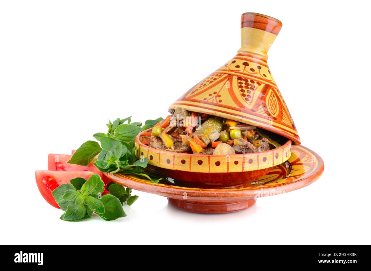 Tajine with beef Stock Photo - Alamy