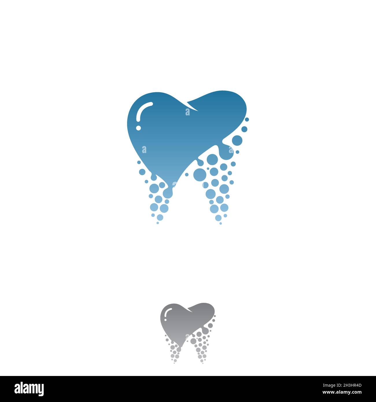 Tooth logo concept dental technology on the white background. Vector ...