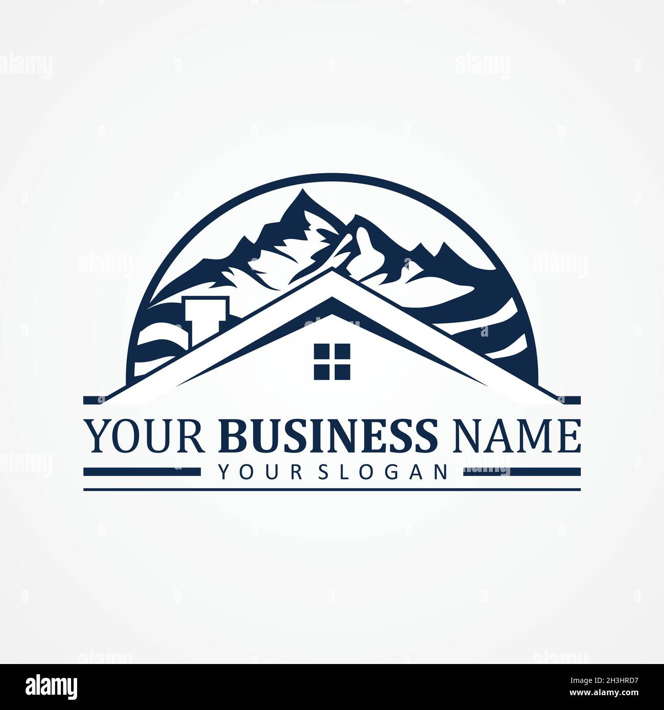 Abstract design symbol for real estate company or agency. Real estate ...