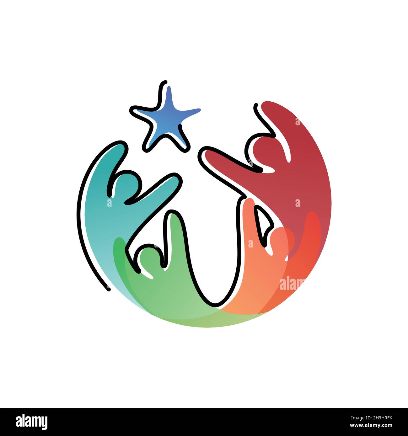 Humanity logo Stock Vector Images - Alamy