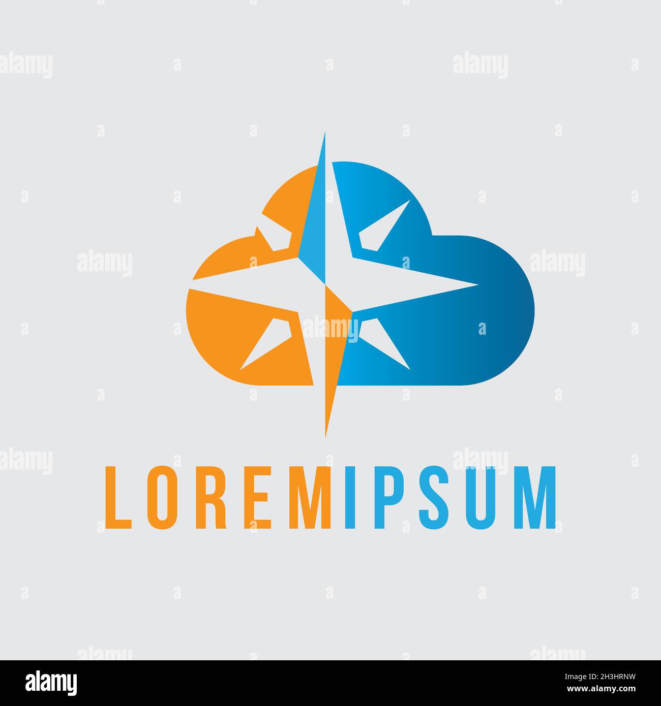 Illustration design compass needle isolated on white background. Vector ...