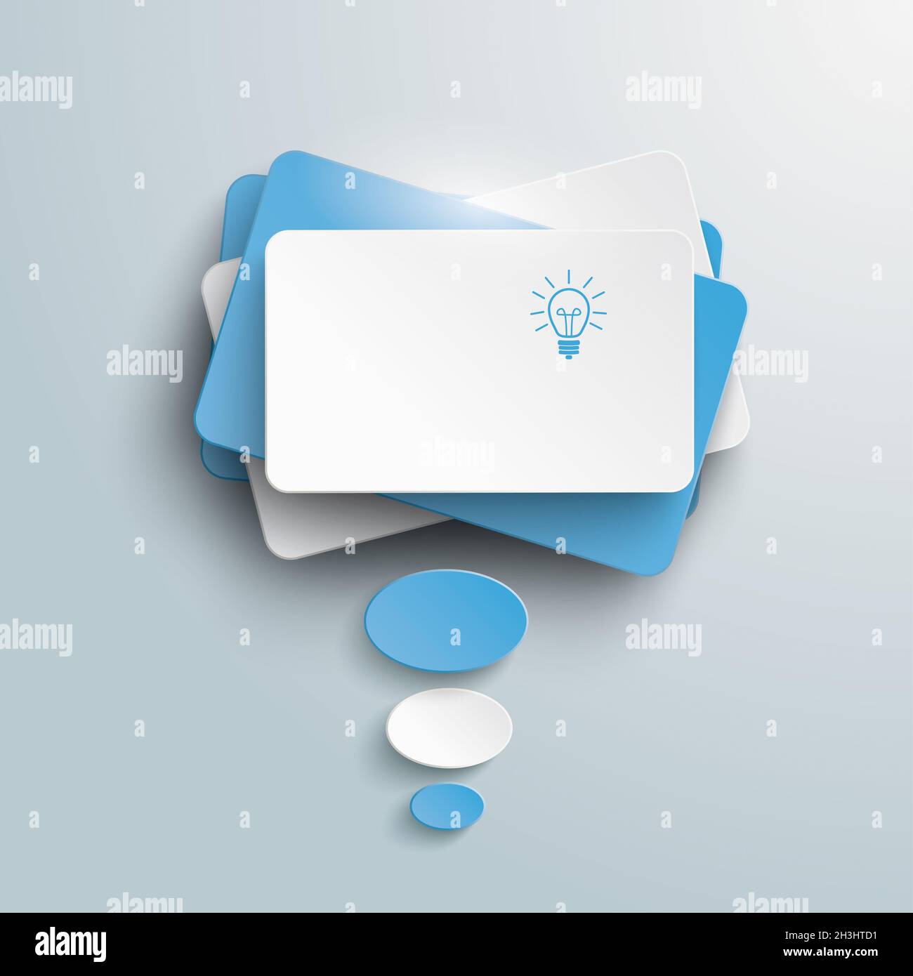 Thought bubble shape hi-res stock photography and images - Alamy