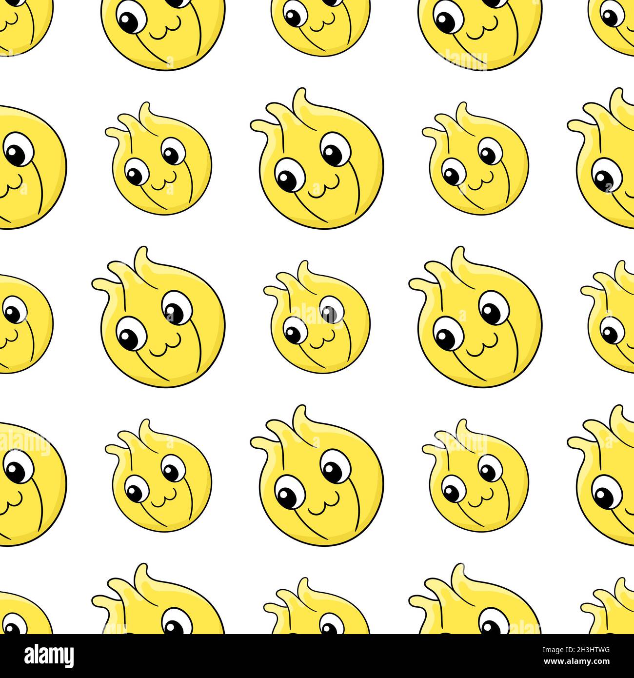cute cartoon seamless pattern textile print Stock Vector Image & Art ...