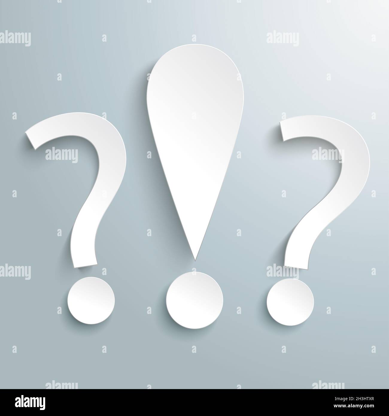 Question exclamation marks 3d hi-res stock photography and images - Alamy