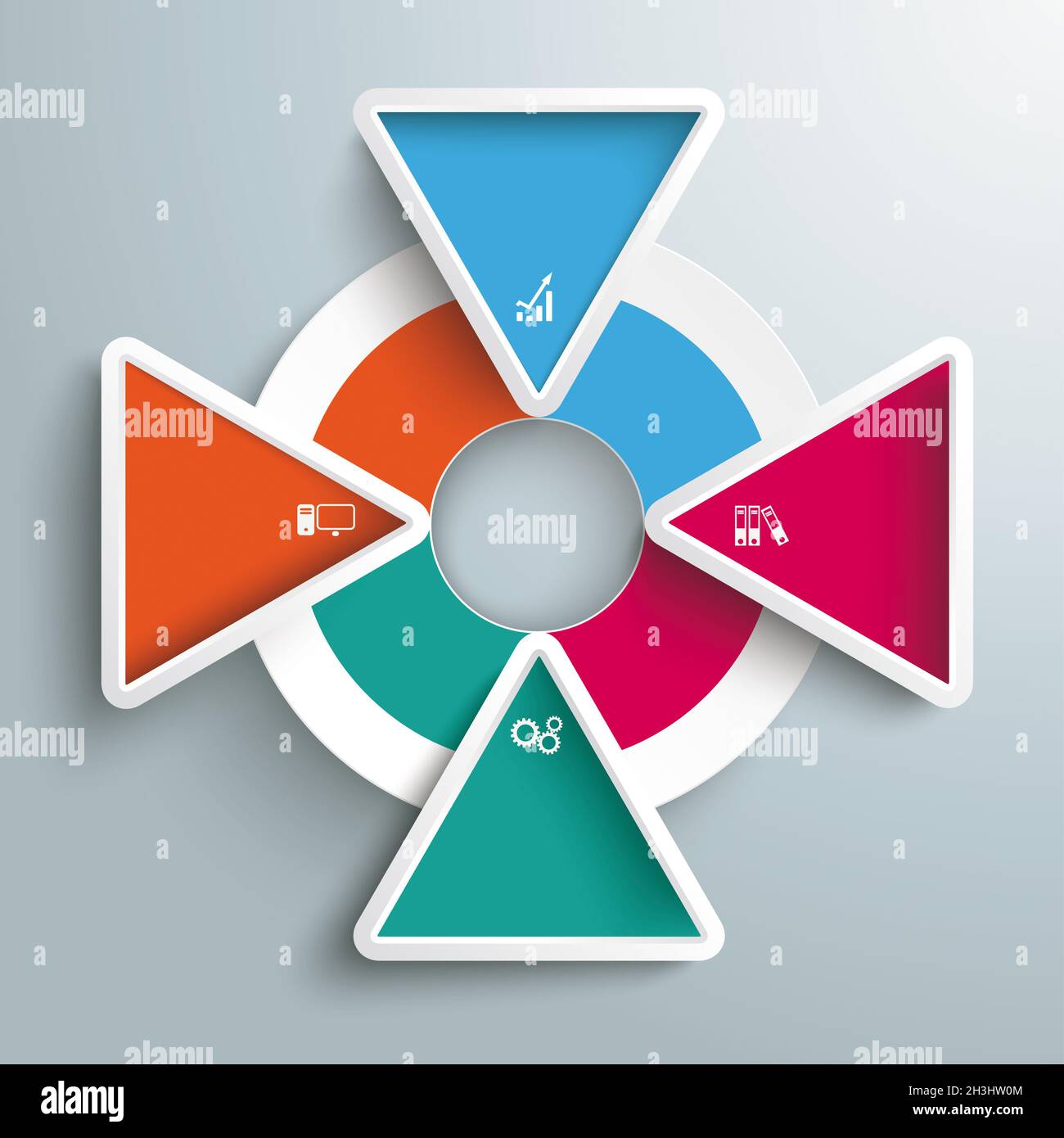 Four triangles hi-res stock photography and images - Alamy