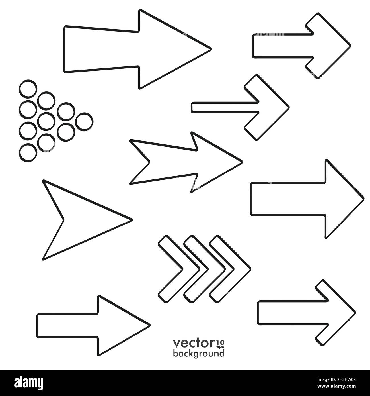 Black arrows hi-res stock photography and images - Alamy