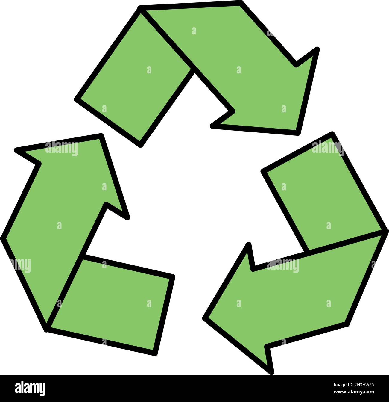 recycle arrows symbol Stock Vector Image & Art - Alamy