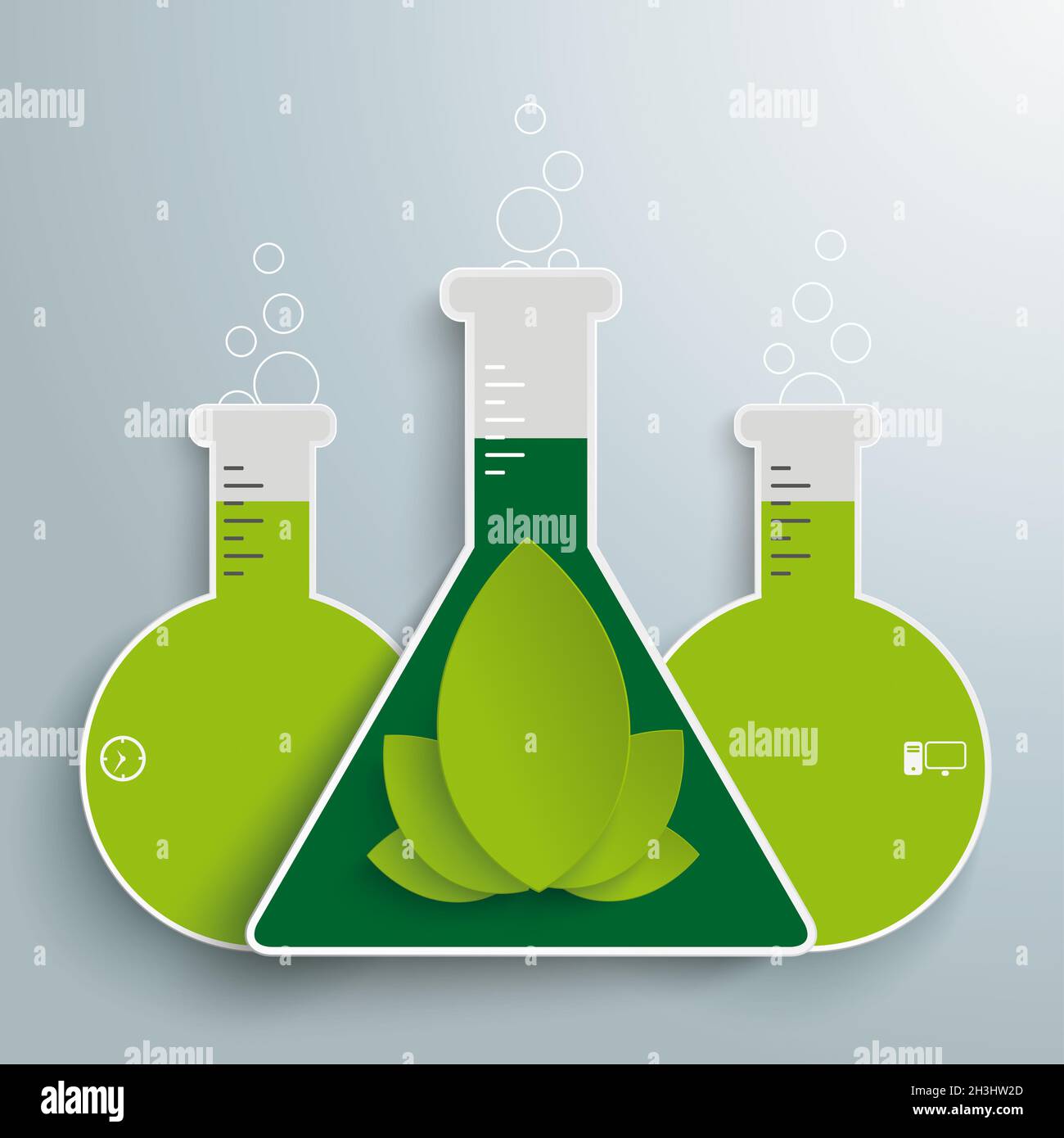 Eco Chemistry Infographic PiAd Stock Photo - Alamy