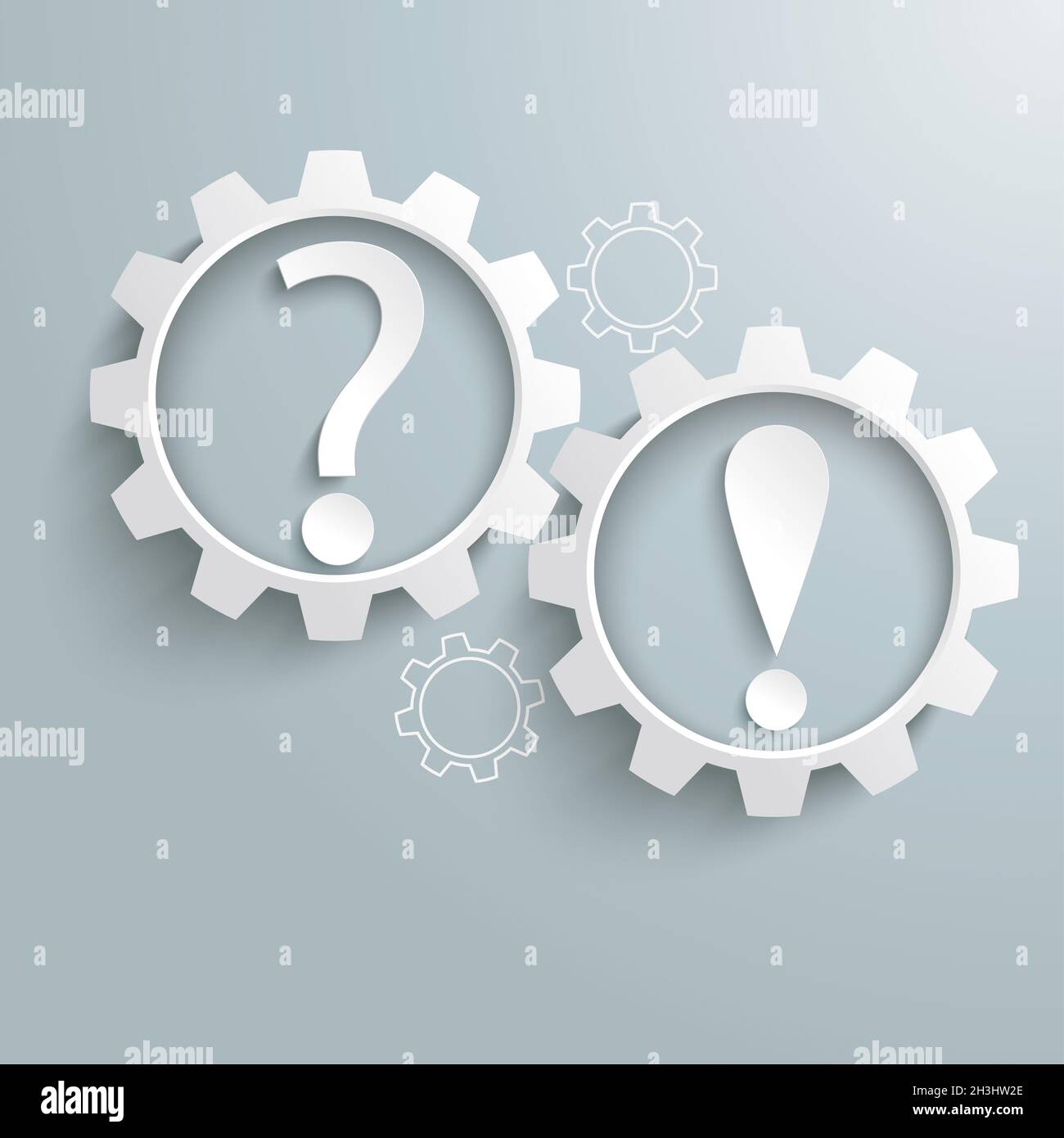 Illustration question exclamation marks hi-res stock photography and images - Alamy