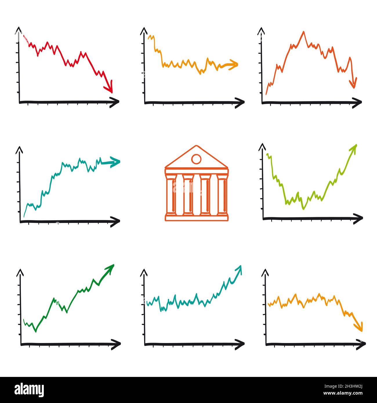 White charts hi-res stock photography and images - Alamy