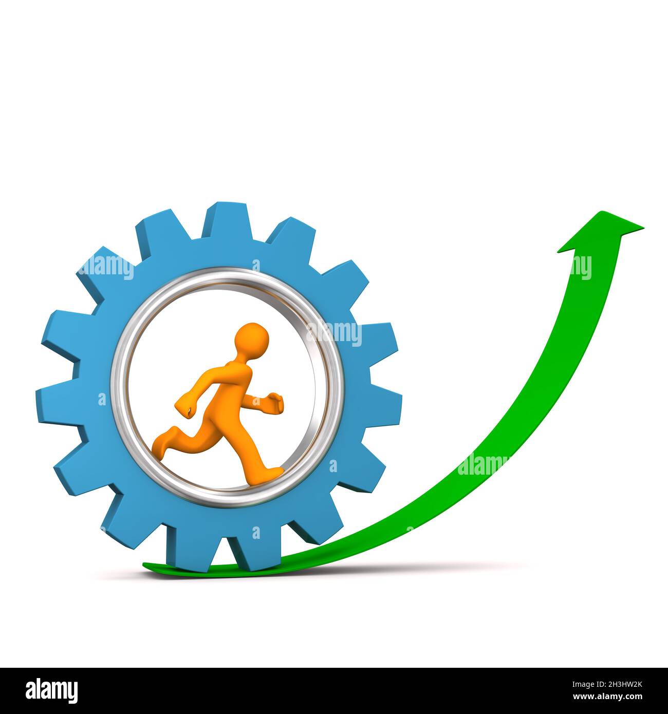 Manikin Gear Arrow Production Stock Photo - Alamy