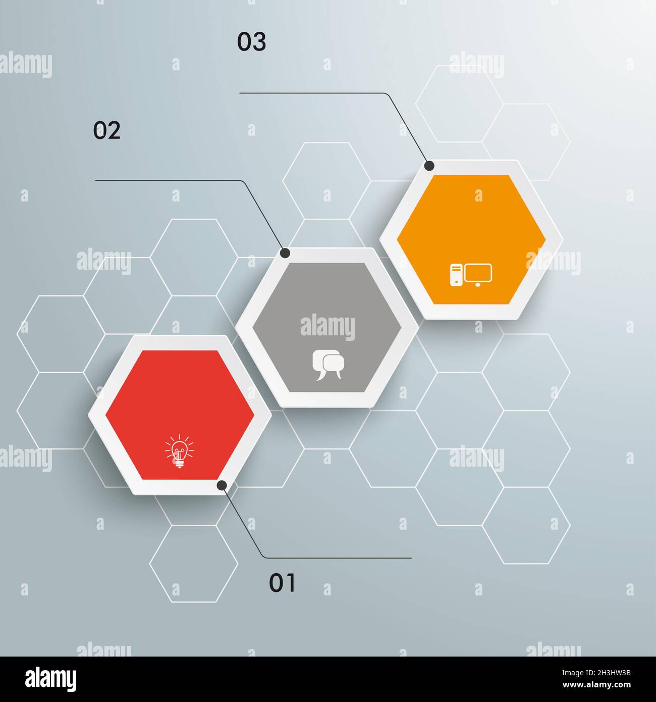 Hexagon chart hi-res stock photography and images - Alamy
