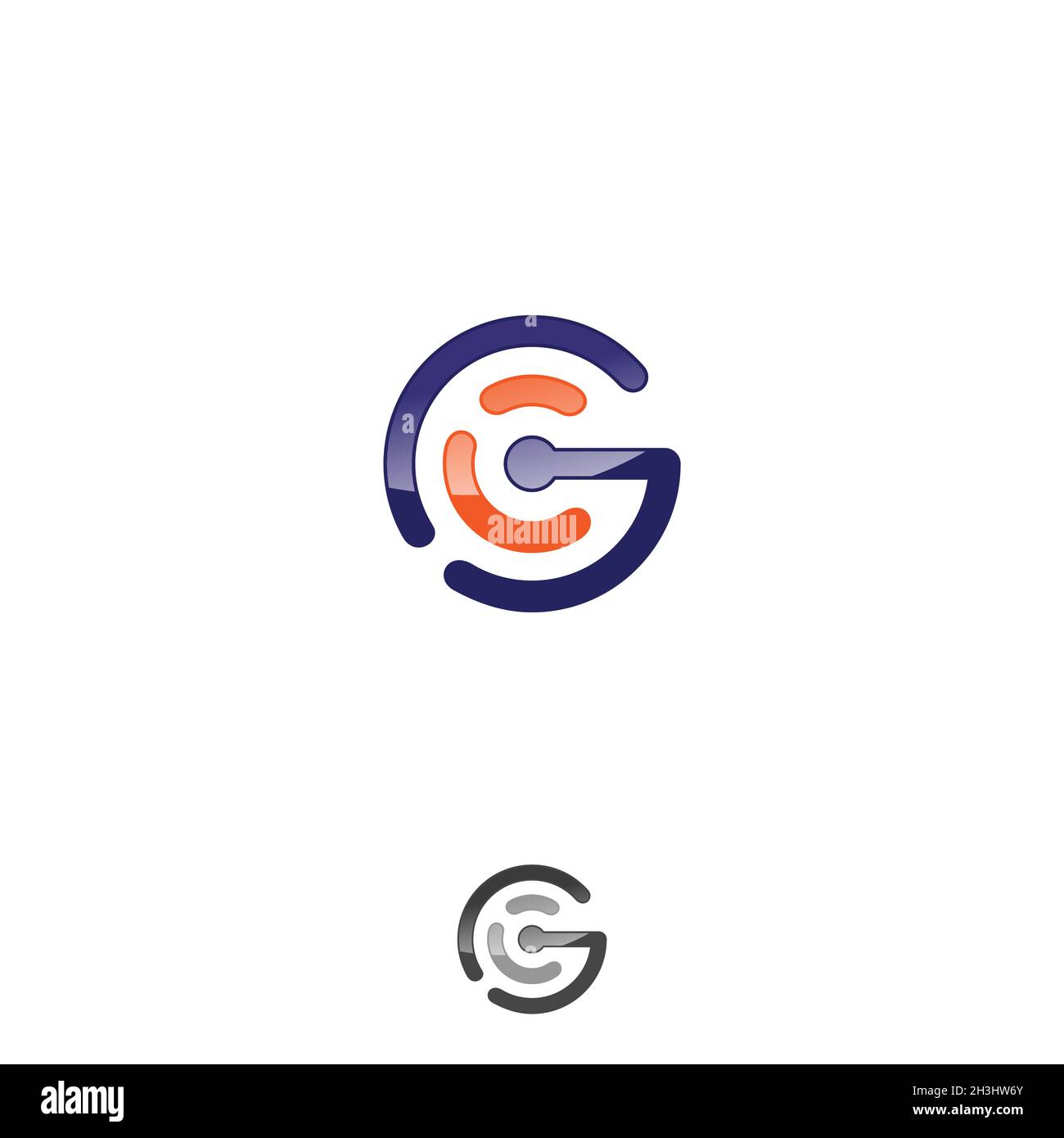 Gc abstract logo hi-res stock photography and images - Alamy