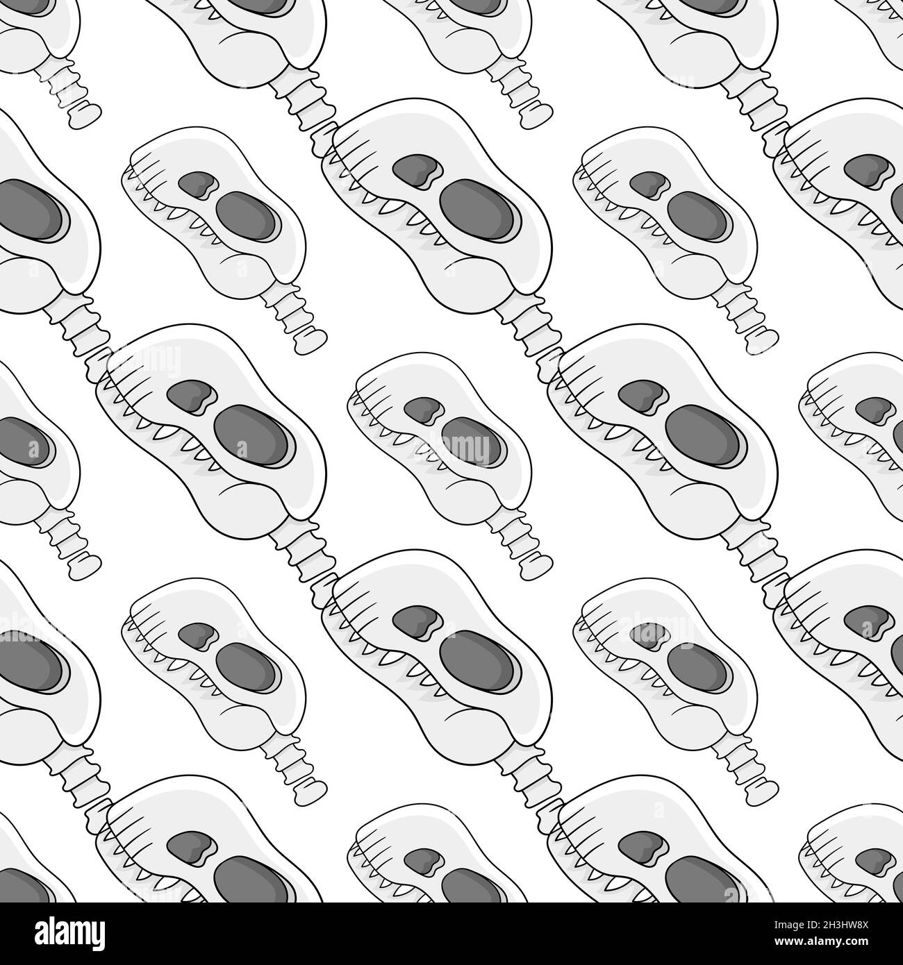 skull bone seamless pattern textile print Stock Vector Image & Art - Alamy