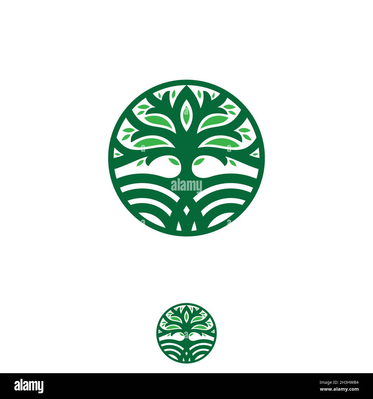 Abstract Tree design for element design and business symbol. Vector ...