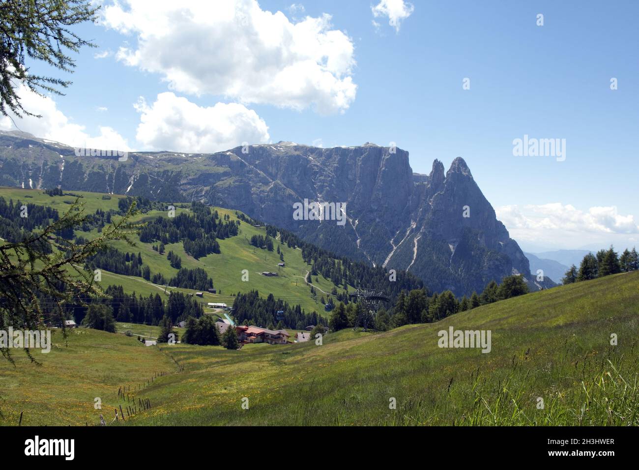 Sciliar, Alpe di Siusi, Dolomites Stock Photo - Alamy