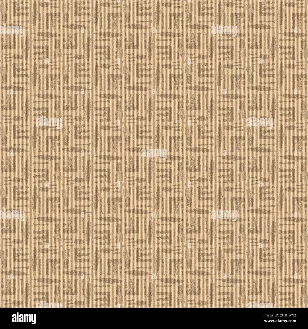 Ecru recycled corrugated pulp card paper texture. Ribbed plain neutral ...