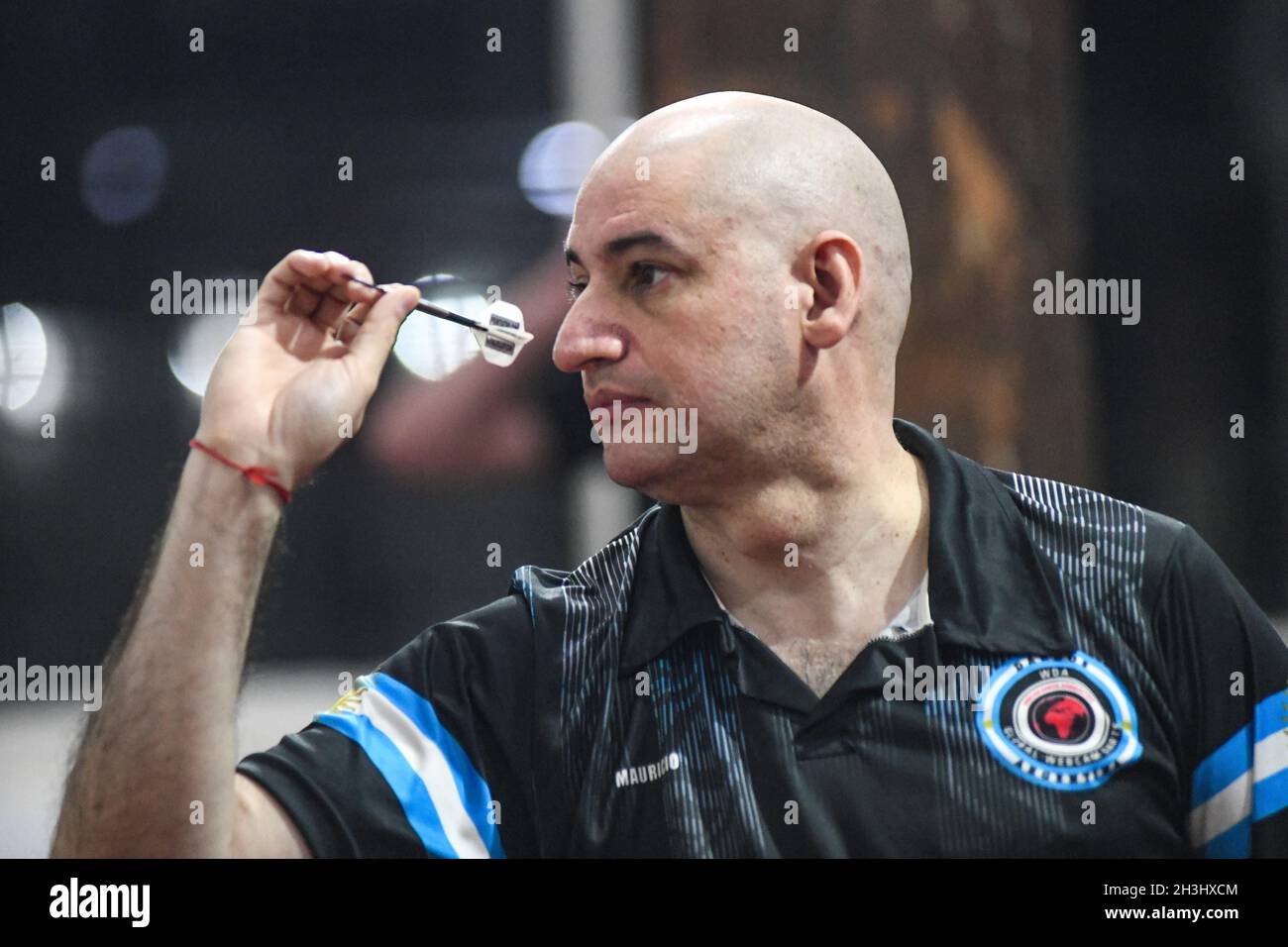 Darts player: Argentinian National Championship Stock Photo - Alamy
