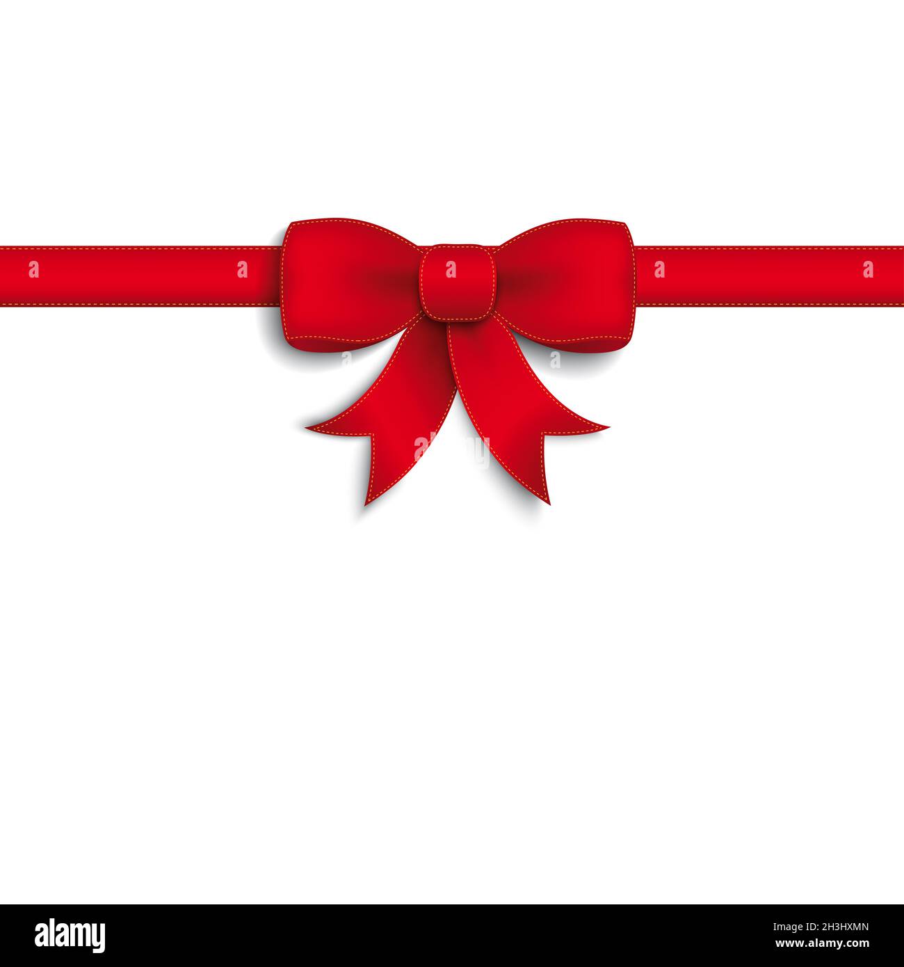 Red Ribbon White Cover Stock Photo - Alamy