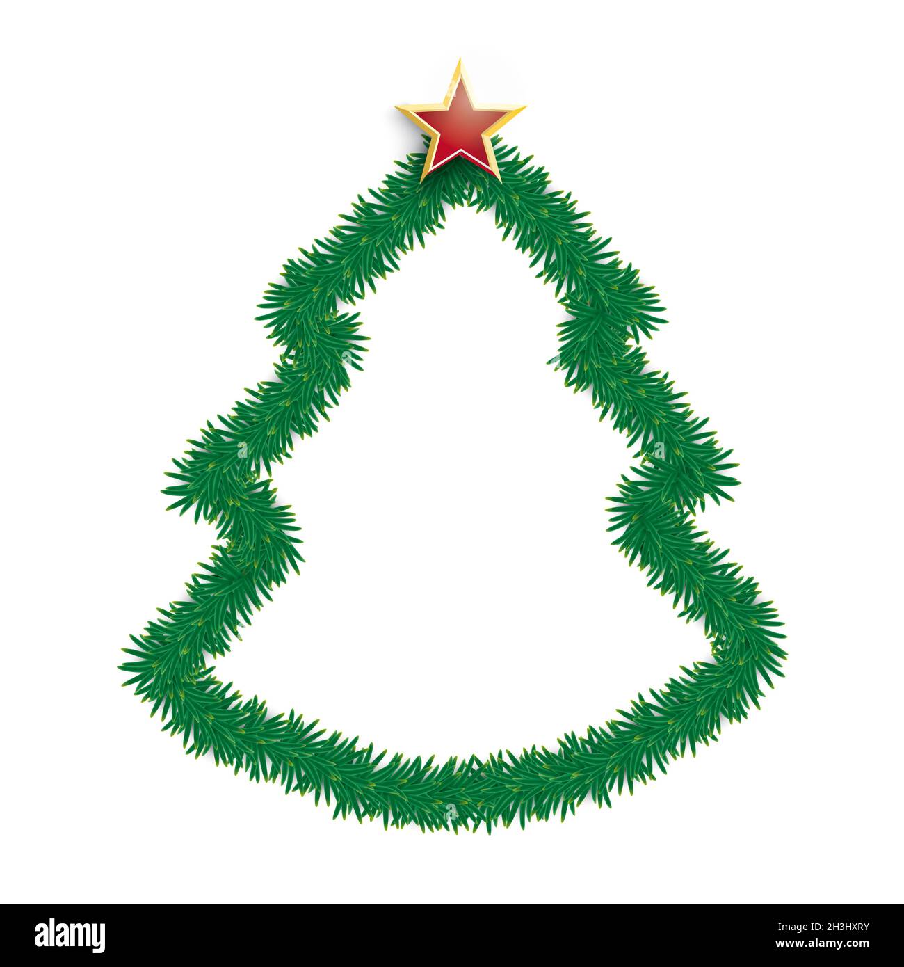 Fir tree pattern paper Cut Out Stock Images & Pictures - Alamy