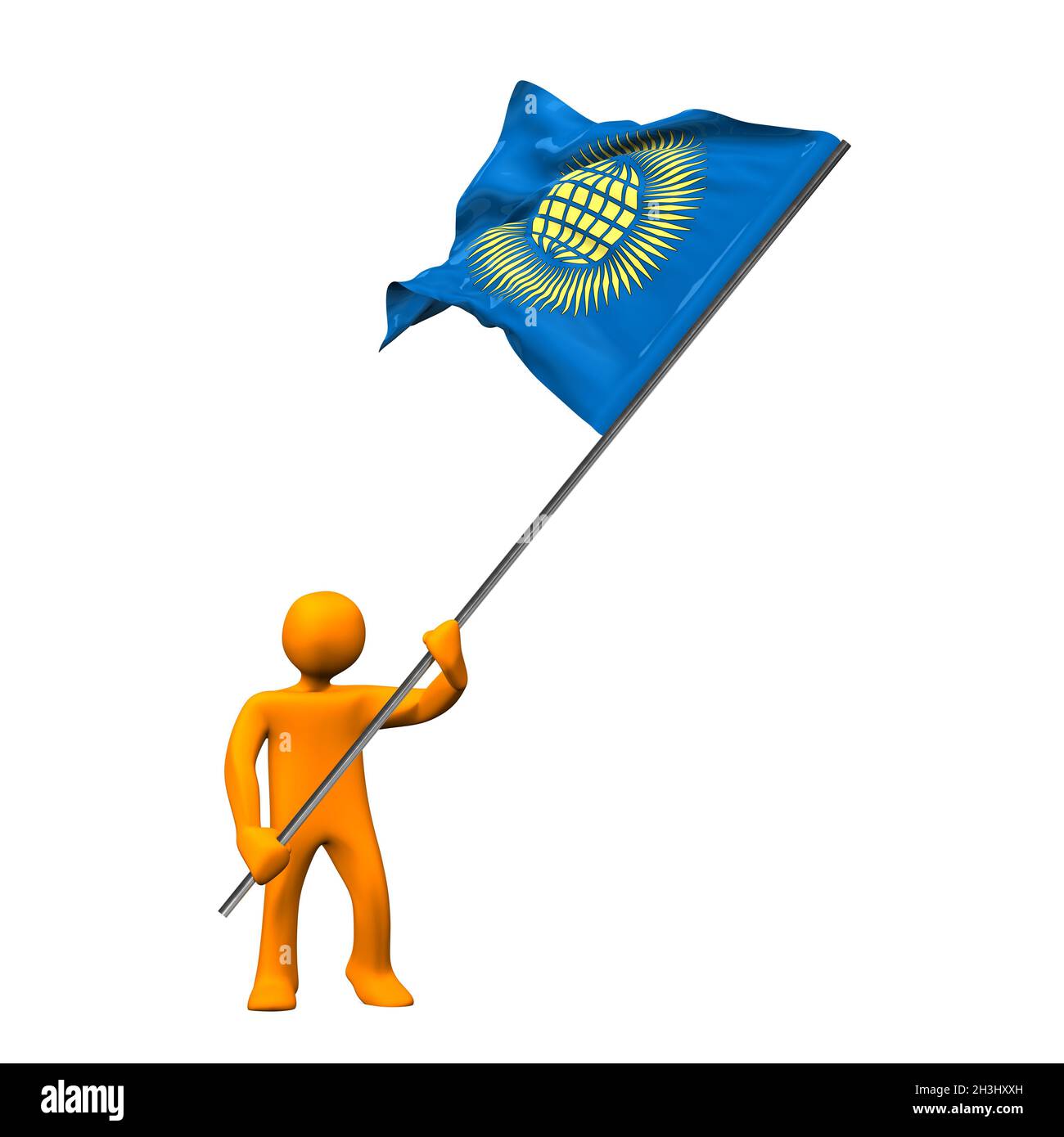 Commonwealth nations’ flag Cut Out Stock Images & Pictures - Alamy