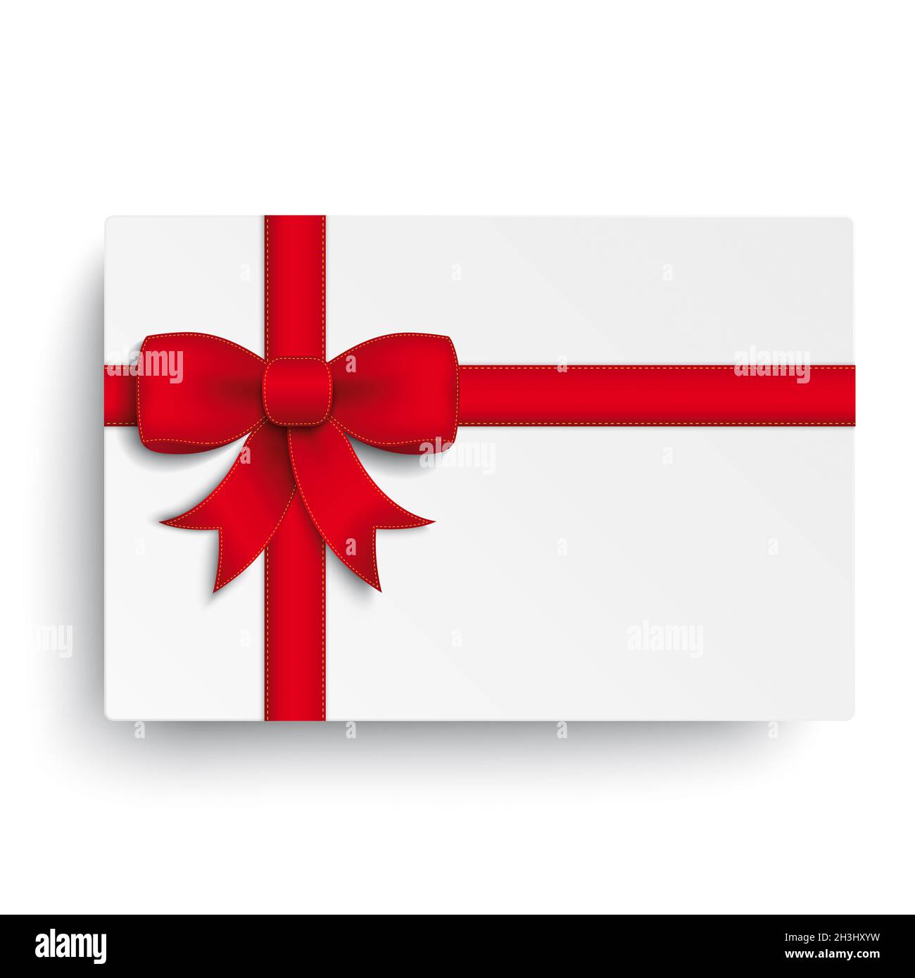 Christmas voucher coupon vector Cut Out Stock Images & Pictures - Alamy
