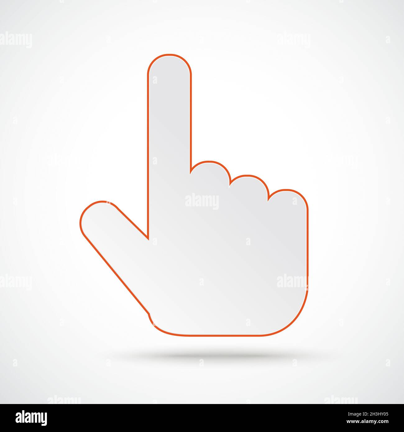 Click Hand Cursor Stock Photo - Alamy