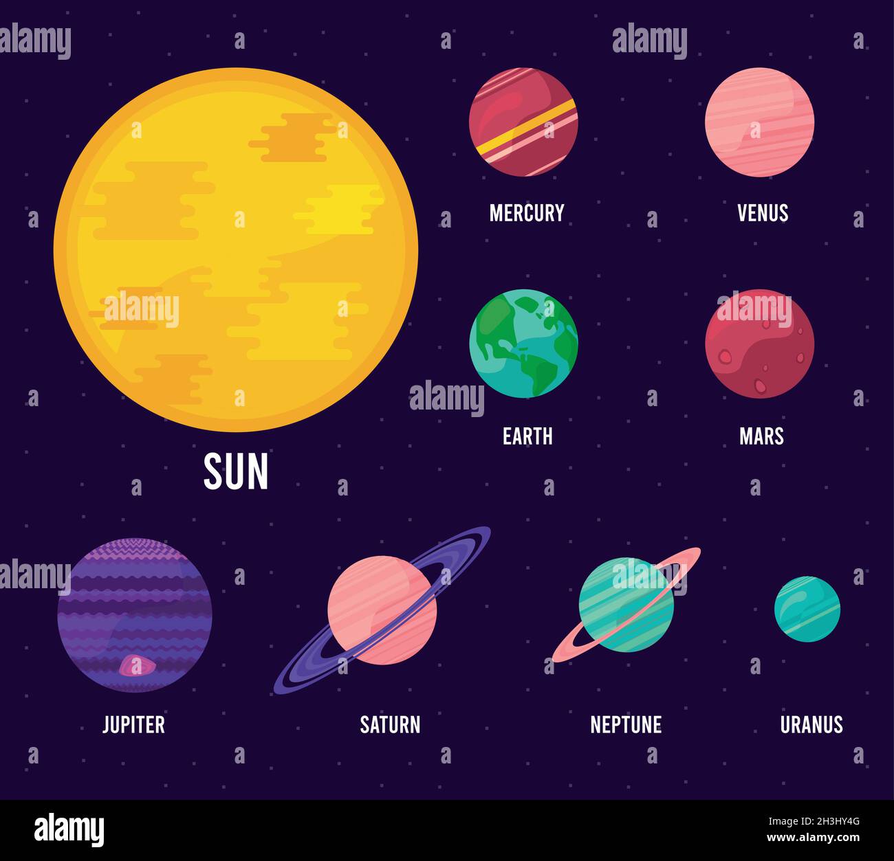 universe space nine icons Stock Vector Image & Art - Alamy