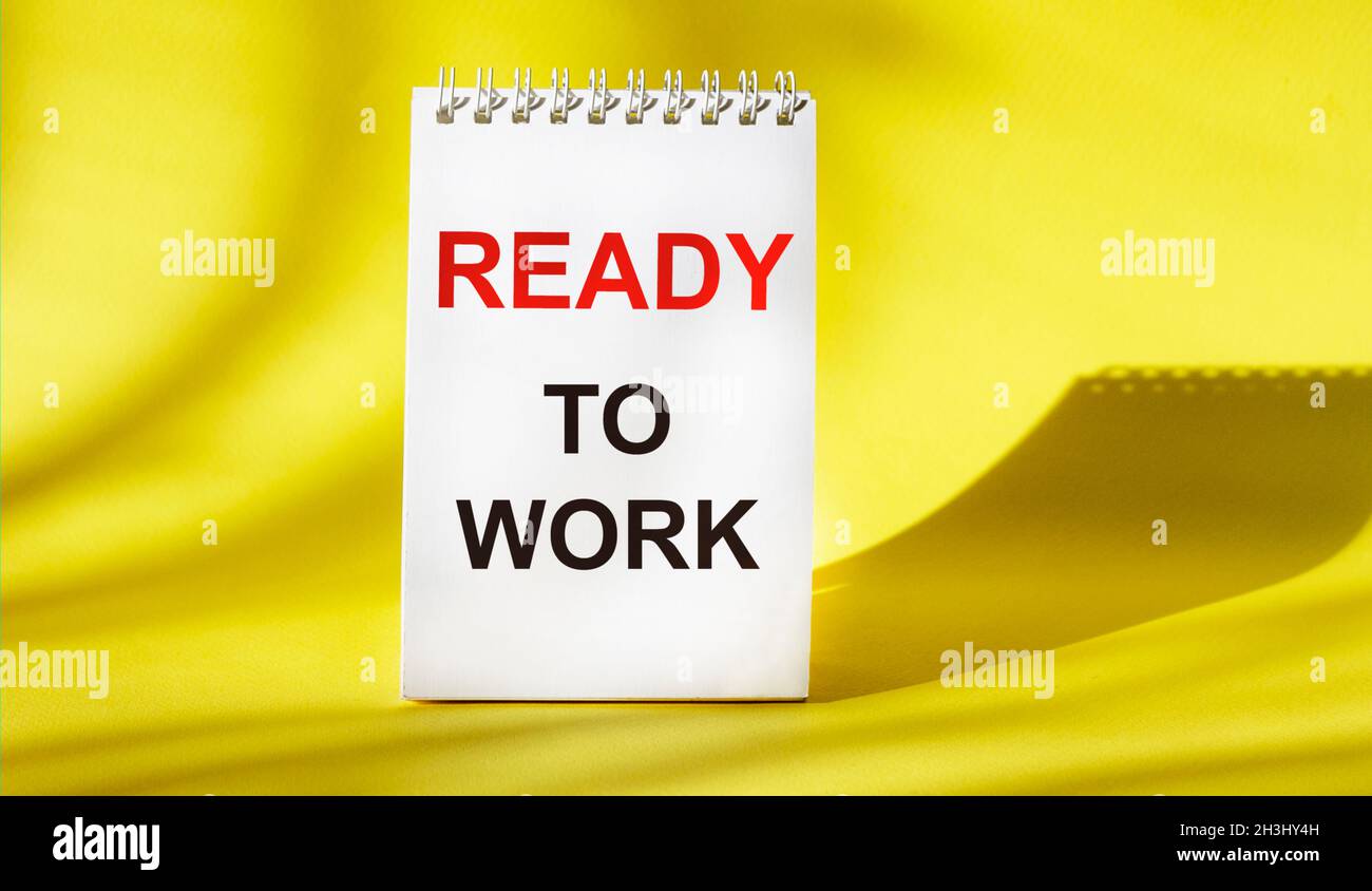 Ready work hi-res stock photography and images - Alamy