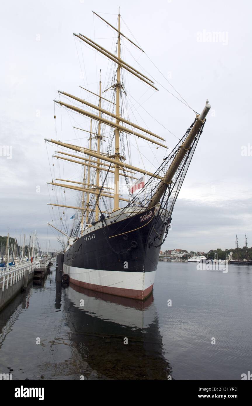 Passat, four-masted steel barque Stock Photo - Alamy