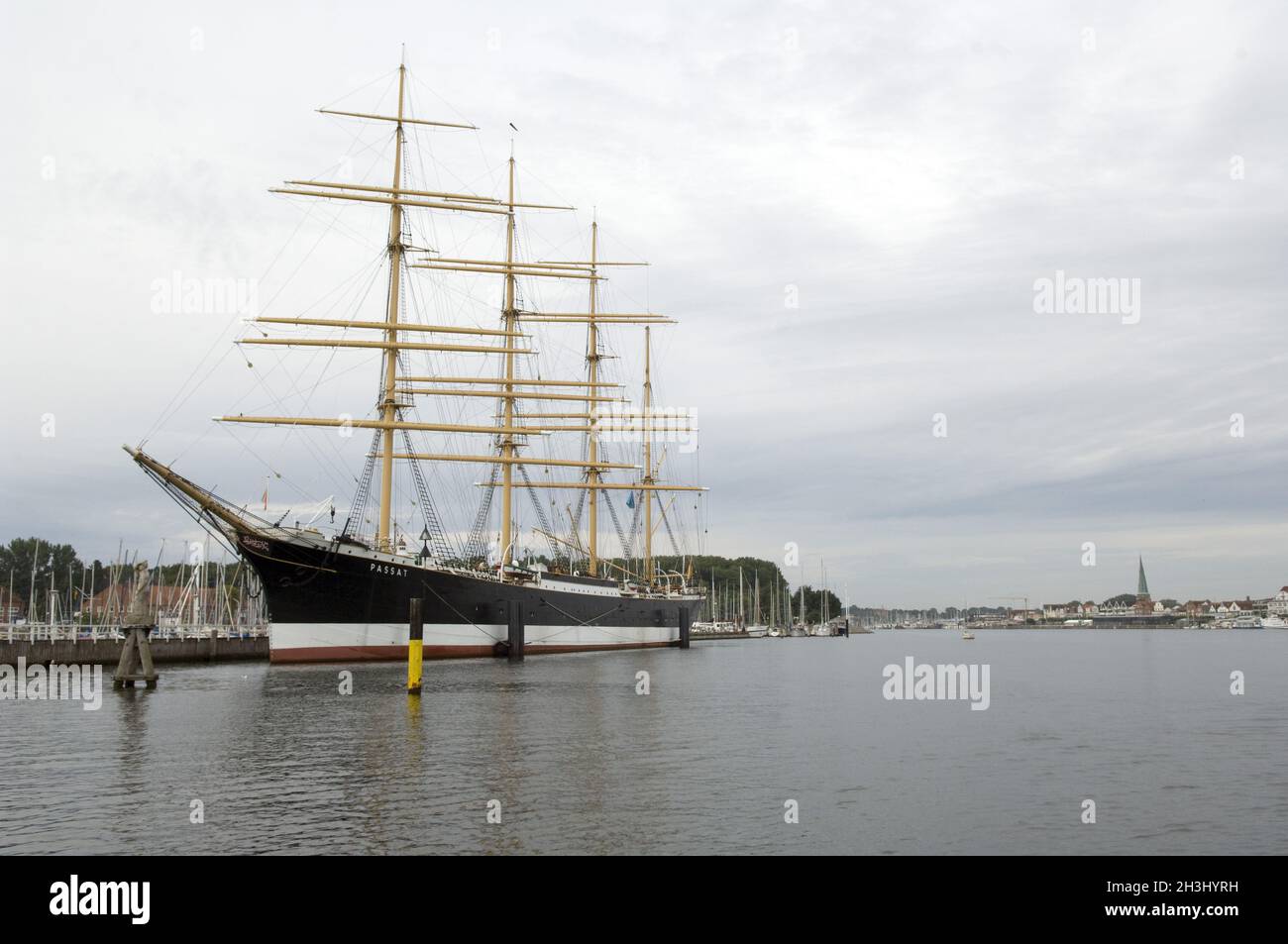 Passat, four-masted steel barque Stock Photo - Alamy