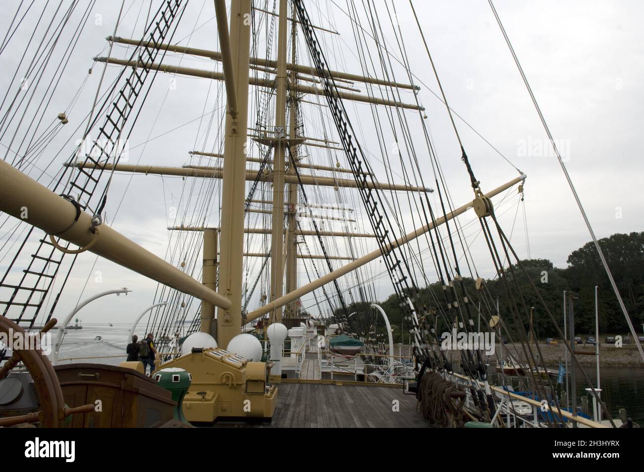 Passat, four-masted steel barque Stock Photo - Alamy
