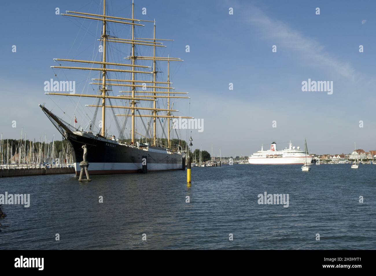 Passat, four-masted steel barque Stock Photo - Alamy