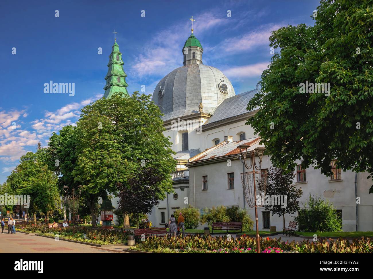Ternopil, Ukraine 06.07.2021. Church of the Immaculate Conception of ...