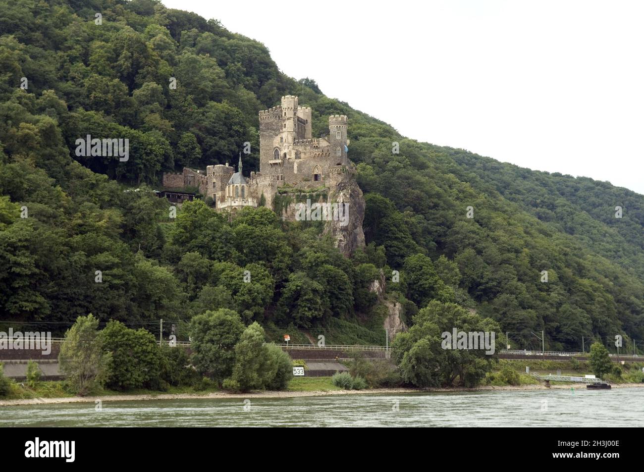 Rheinstein Castle, Landscape Stock Photo - Alamy