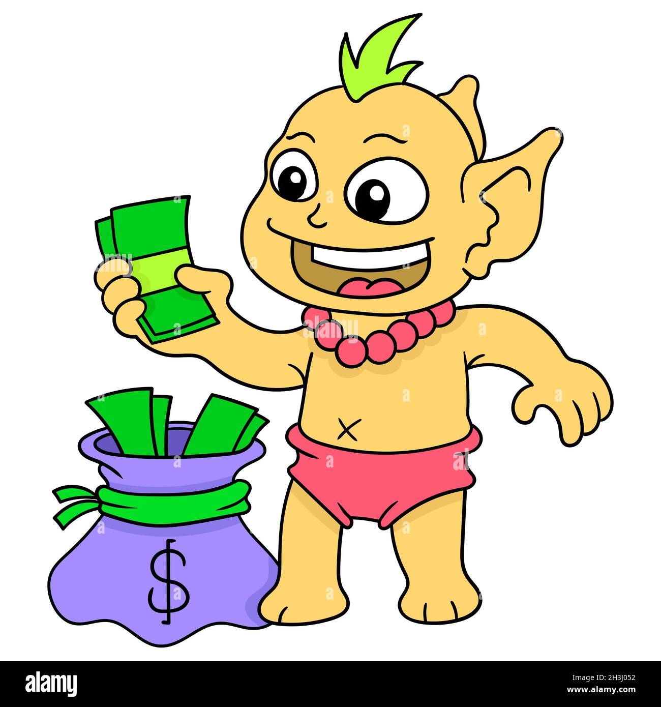Cartoon goblin hi-res stock photography and images - Alamy