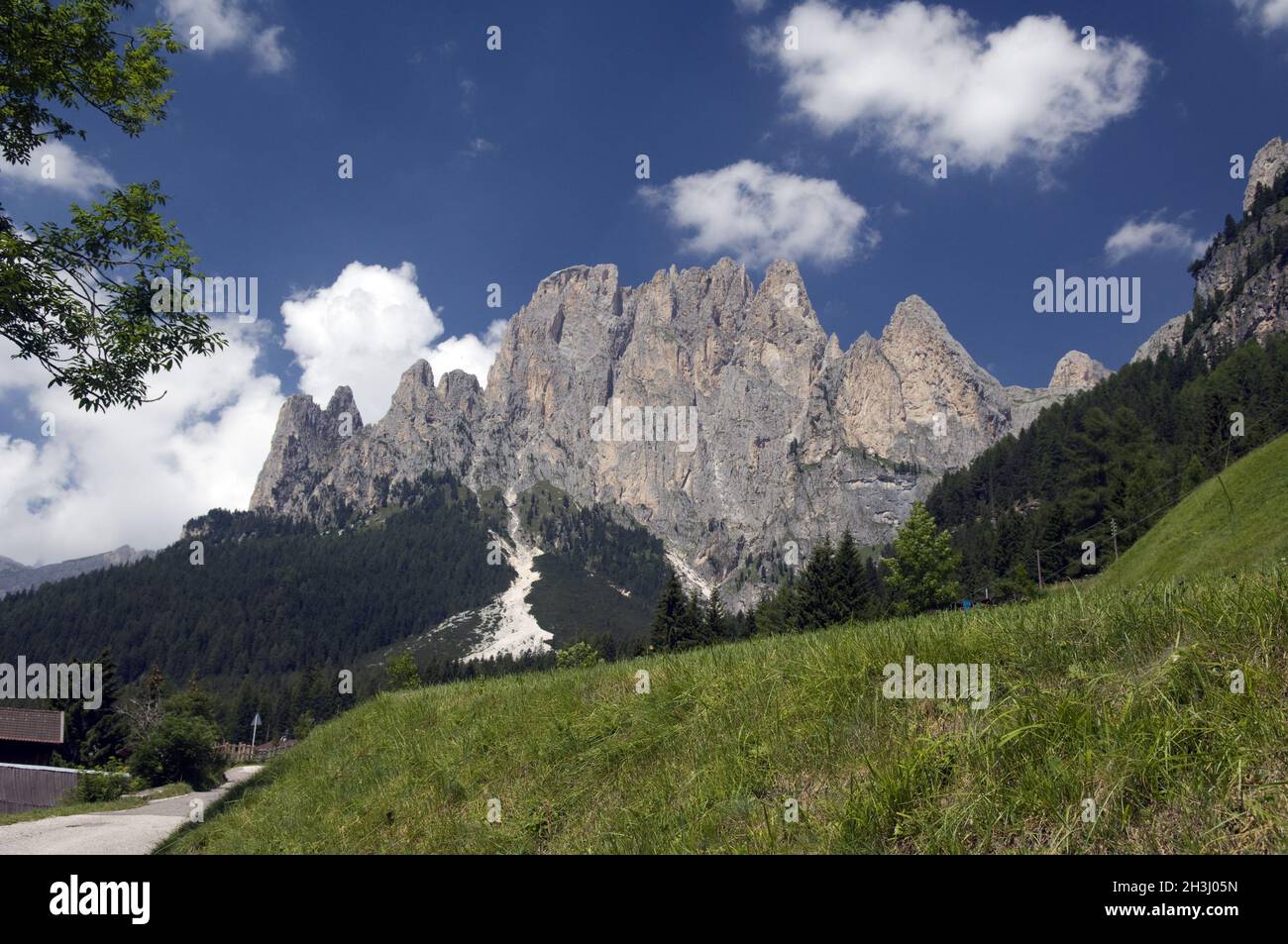 Catinaccio; Mountain range; Dolomites Stock Photo - Alamy