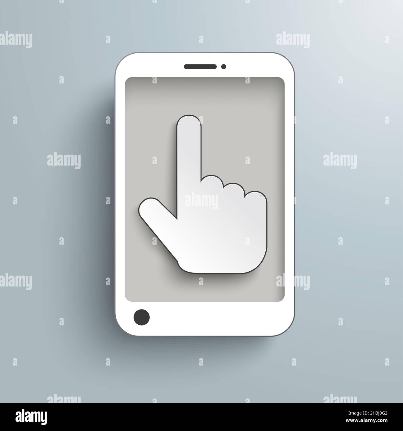 Cursor hand modern design hi-res stock photography and images - Alamy