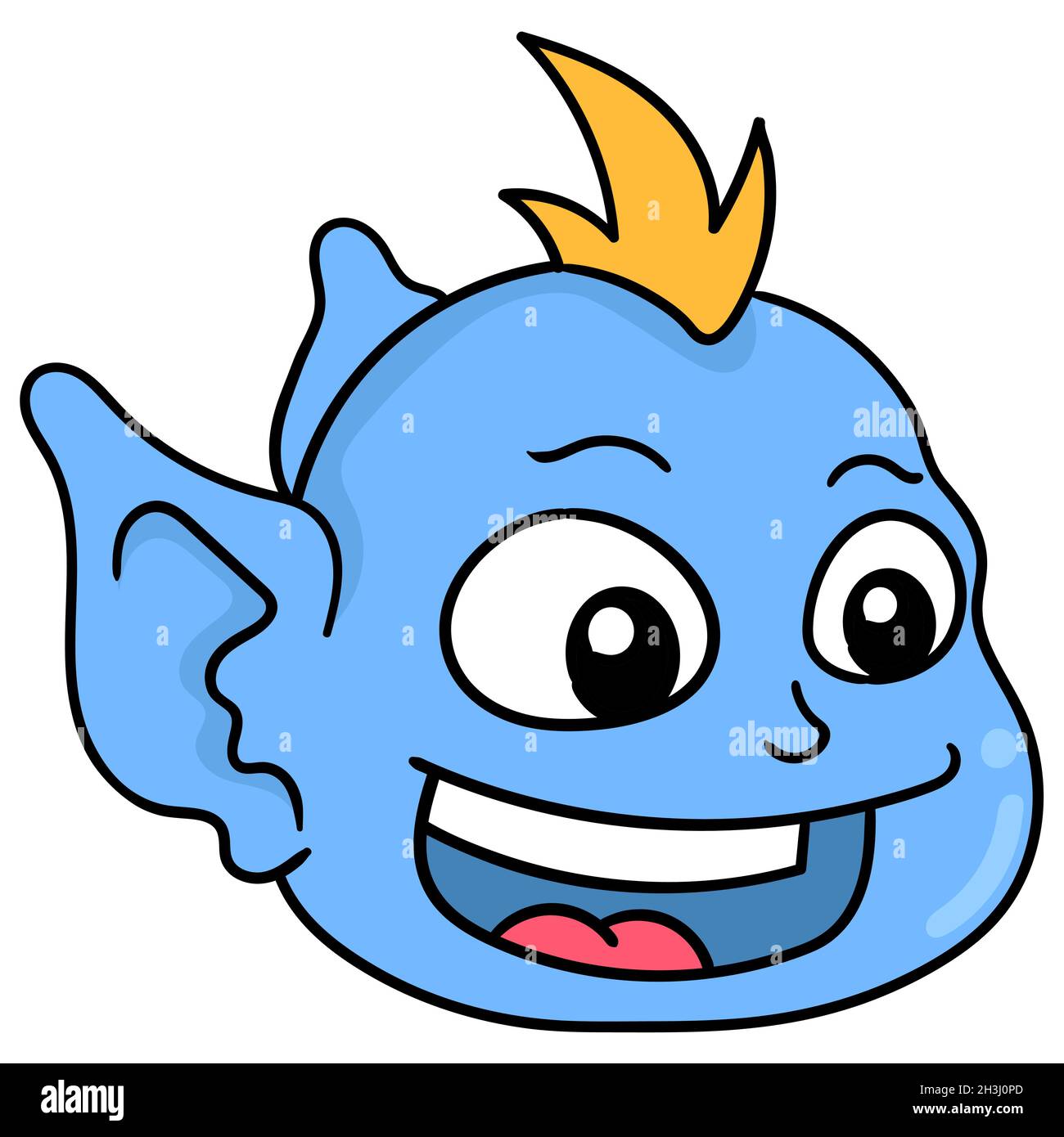 Goblin head Stock Vector Images - Alamy