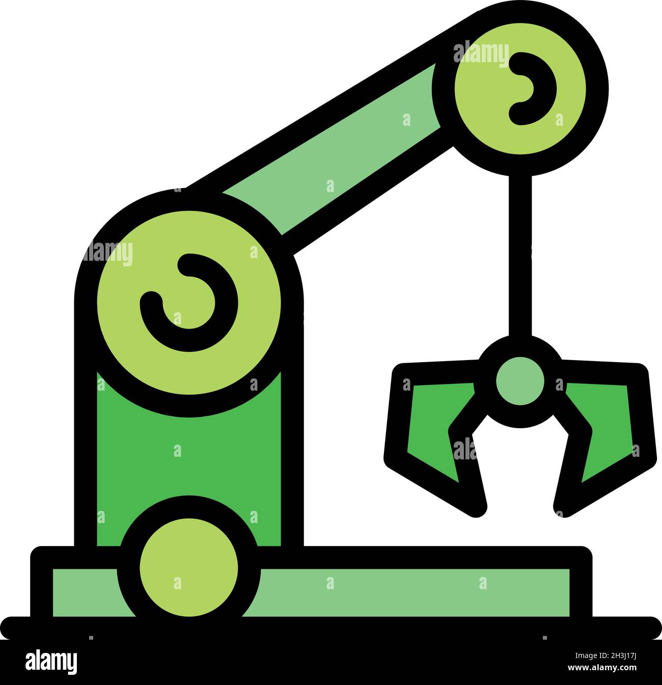 Vintage metal crane Stock Vector Images - Alamy